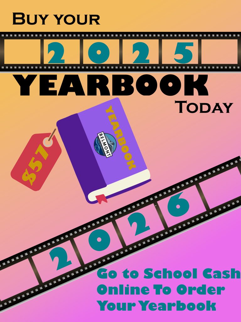 Yearbook Promotion Poster | Belmont Secondary School
